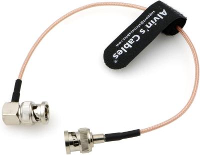 China Alvin's Cables HD SDI BNC Coaxial Cable Right Angle To Straight 3G BNC Cable For Cameras Monitor Recorder Video Equip for sale