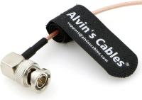China Alvin's Cables HD SDI BNC Coaxial Cable Right Angle To Straight 3G BNC Cable For Cameras Monitor Recorder Video Equip for sale
