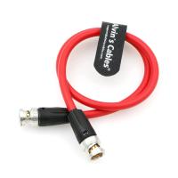 China Alvin's Cables 12G BNC Coaxial Cable HD SDI BNC Male To Male Original Cable For 4K Video Camera 50CM 19.7inches RED for sale