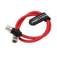 China Alvin's Cables 12G BNC Coaxial Cable HD SDI BNC Male To Male Original Cable For 4K Video Camera 50CM 19.7inches RED for sale