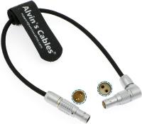 China Camera Power Cable Tilta Teradek 2 Pin Male To RED Komodo Rotatable Right Angle 2 Pin Female for sale