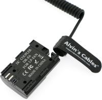 China PD USB C Type-C to LP-E6 Dummy Battery Power Coiled Cable for Canon EOS R R5 R6 90D 80D 70D 60D 60Da 5D for sale