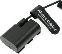 China PD USB C Type-C to LP-E6 Dummy Battery Power Coiled Cable for Canon EOS R R5 R6 90D 80D 70D 60D 60Da 5D for sale