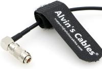 China Alvin's Cables Timecode Cable For Canon R5C From Deity Tentacle Sync 3.5mm Lock TRS To Right Angle DIN 1.0/2.3 Time Code for sale