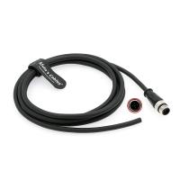 China Alvin's Cables M12 Sensor Cable M12 A Code 4 Pin Male Aviation Connector Electrical Shielded Cable For Industrial Sensor for sale