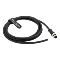 China Alvin's Cables M12 Sensor Cable M12 A Code 4 Pin Male Aviation Connector Electrical Shielded Cable For Industrial Sensor for sale