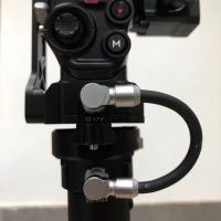 China Alvin’S Cables Power Cable For DJI RS2 RS3 Rotatable 2 Pin Male Right Angle To 2 Pin Male For Tilta Float Gimbal Support for sale