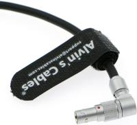 China Alvin’S Cables Power Cable For DJI RS2 RS3 Rotatable 2 Pin Male Right Angle To 2 Pin Male For Tilta Float Gimbal Support for sale