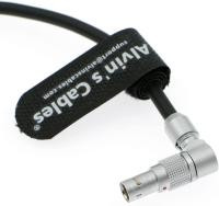 China Alvin’S Cables Power Cable For DJI RS2 RS3 Rotatable 2 Pin Male Right Angle To 2 Pin Male For Tilta Float Gimbal Support for sale