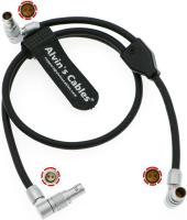 China Power Cable For DJI RS2 RSC RS3 Pro RED Komodo Rotatable 2 Pin Male To Adjustable 2 Pin Male & 2 Pin Female Y Cable for sale