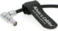 China Power Cable For DJI RS2 RSC RS3 Pro RED Komodo Rotatable 2 Pin Male To Adjustable 2 Pin Male & 2 Pin Female Y Cable for sale