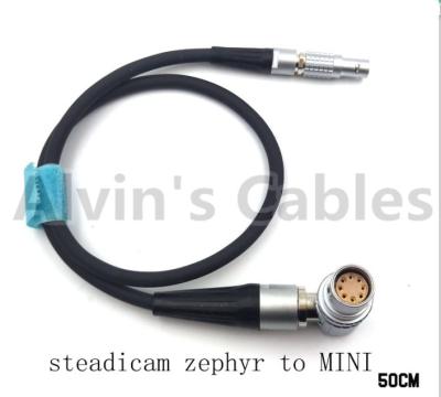 China Alexa MINI Lemo 8 Pin To 3 Pin Power Cable For Steadicam Zephyr 12 / 24 Volts for sale