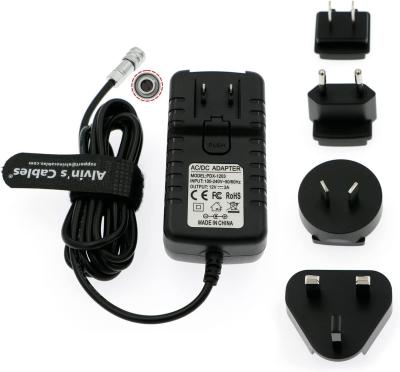 China Alvin's Cables BMPCC 4K 6K Universal AC Power Supply Adapter For Blackmagic Pocket Cinema Camera 4K 6K DC 12V for sale