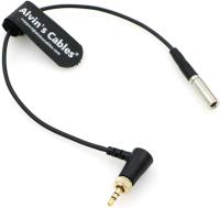 China Alvin's Cables Timecode Cable For Canon R5C DIN 1.0/2.3 To Locking 3.5mm TRS 90 Degree Cord Compatible With Deity TC-1 for sale