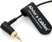 China Alvin's Cables Timecode Cable For Canon R5C DIN 1.0/2.3 To Locking 3.5mm TRS 90 Degree Cord Compatible With Deity TC-1 for sale