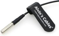 China Alvin's Cables Timecode Cable For Canon R5C DIN 1.0/2.3 To Locking 3.5mm TRS 90 Degree Cord Compatible With Deity TC-1 for sale