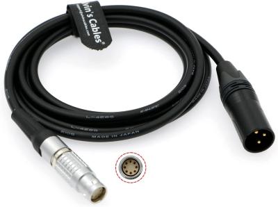 China Alvin'S Cables Power Cable For ARRI Alexa Mini Amira XLR 3 Pin Male To 2B 8 Pin Female 2m 6.5Ft for sale