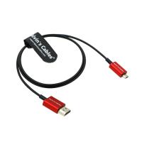 China Alvin's Cables 8K 2.1 HDMI Cable Micro HDMI To HDMI Cable Ultra Thin 48Gbps High Speed For Atomos-Ninja-V 4K-60P Record for sale