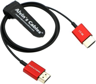 China Alvin's Cables 8K HDMI 2.1 Cable 48Gbps High Speed Ultra Thin HDMI Cable For Atomos Ninja-V 4K-60P 6K-Record, Z-CAM for sale