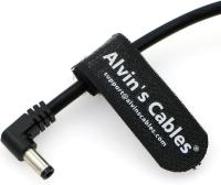 China Alvin's Cables DC Power Cord 5.5 X 2.1mm DC Male Right Angle Coiled Power Cable For Atomos Shogun Monitor, Blackmagic Vi for sale
