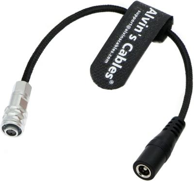 China Alvin's Cables BMPCC Power Cable DC Female To 2 Pin Female Cable For Blackmagic Pocket Cinema Camera 4K| 6K 15CM| 5.9in for sale