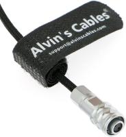 China Alvin's Cables BMPCC Power Cable DC Female To 2 Pin Female Cable For Blackmagic Pocket Cinema Camera 4K| 6K 15CM| 5.9in for sale