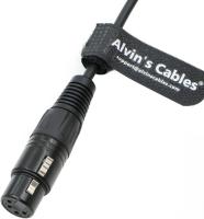 China Alvin's Cables XLR 4 Pin Male To XLR 4 Pin Female Power Cable For Sony Venice|F55|SXS Camera, For Canon C300 Mkiii|C500 for sale