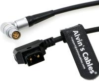 China Alvin's Cables RED DSMC2 D-Tap To 1B 6 Pin Female Rotatable Right Angle Power Cable For RED Scarlet| Epic| Helium| Weapo for sale