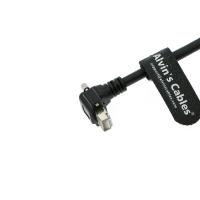 China Alvin's Cables GigE Cat 6 S/STP DrC With RJ45 Right Angle Locking Screws Data Cable For Basler Cameras 3M|9.84ft for sale