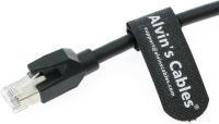 China Alvin's Cables GigE Cat 6 S/STP DrC With RJ45 Right Angle Locking Screws Data Cable For Basler Cameras 10M|32.8ft for sale
