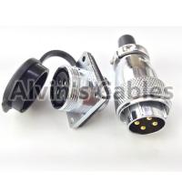 China WS20 4 Pin Power Plastic Electrical Connectors Rated Current 25A Compact Structure for sale