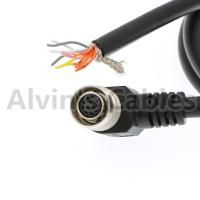 China 12 Pin Hirose Right Angle Female to Open end Shield Coaxial Cable for Sony Basler Cameras for sale