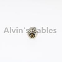 China Straight Panel Mount Circular Connector HR10A-7R-4S Hirose 4 Pin Female for sale