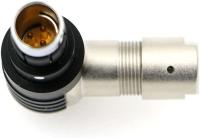 China Alvin's Cables Compatible Fischer S102 3 Pin Male Right Angle Connector For ARRI Alexa RED DSMC2 Sony Venice for sale