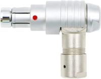 China Fischer 3 Pin Male Right Angle Connector S102 For ARRI Alexa / RED DSMC2 For Sony Venice RS 3 Pin Plug 9 O'Clock for sale