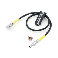 China ARRI UDM to RIA-1 Serial Cable for ARRI Alexa 35/RIA-1 Right Angle 4 Pin Female to Straight 4 Pin Male Cable 50cm for sale