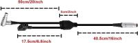 China Alvin's Cables Preston 1227 Y Cable 14-Pin Male Power Cord For Digital Micro Force Lens DM1/DM2/DM5 Motor for sale