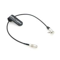 China Tentacle Sync Ultra Thin Timecode Cable 3.5mm TRS Right Angle To DIN 1.0/2.3 For Canon EOS R5C 30cm/12inches for sale