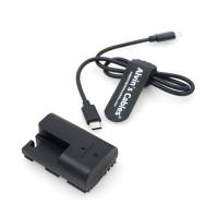 China LP-E6 Dummy Battery With PD Type-C Power Cable LP-E6 Battery Replacement Cable For Canon EOS 80D 70D 60D 6D 7D2 7D 5DSR for sale