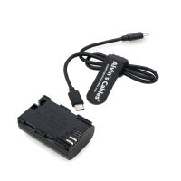 China LP-E6 Dummy Battery With PD Type-C Power Cable LP-E6 Battery Replacement Cable For Canon EOS 80D 70D 60D 6D 7D2 7D 5DSR for sale
