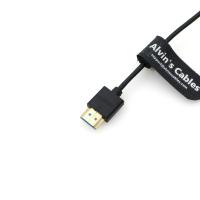 China 8K HDMI 2.1 Cable High Speed Thin Straight HDMI To Up Angle HDMI For Atomos Ninja V Monitor/Z CAM E2/Sony FS5/FS7 for sale