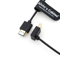 China 8K HDMI 2.1 Cable High Speed Thin Straight HDMI To Up Angle HDMI For Atomos Ninja V Monitor/Z CAM E2/Sony FS5/FS7 for sale