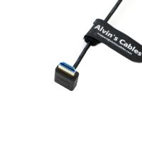 China 8K 2.1 HDMI Cable High Speed For Atomos Ninja V Monitor Straight To Down Angle HDMI Cord For Z CAM E2/Sony FS5/FS7 for sale