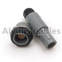 China 6 Pin LEMO Connector Plug And Socket LEMO 1 P PAG / PLG 6 Pin Plastic Series for sale