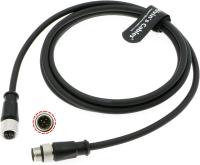China M12 A-Code 5 Pin Male To Female Aviation Sensor Connector Industrial Shielded Cable For Sensor Devices Network 2M/6.5Ft for sale