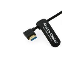 China 8K 2.1 HDMI High Speed Braided Coiled Cable Left Angle To Left Angle For Atomos Ninja V Portkeys BM5 Monitor for sale