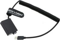 China LP-E8 Dummy Battery To PD USB C Decoded LP-E8 Battery Replacement Coiled Power Cable For Canon EOS 700D 650D 600D 550D for sale