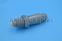 China Durable Lemo 1 P Set 7 Pin Connector And Jack Gray Jacket Single Positioned 7 Pin Connector for sale