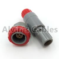 China Lemo 1 P Set 7 Pin Connector And Jack Pac / Plc Gray Jacket Single Positioned 7 Pin Connector for sale