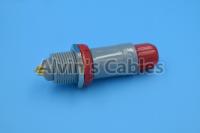 China LEMO 2 Pin Connectors Pin Pin 1P PAA / PLA Plastic Plug In Pin Socket 40 Degree Dual Positioning for sale